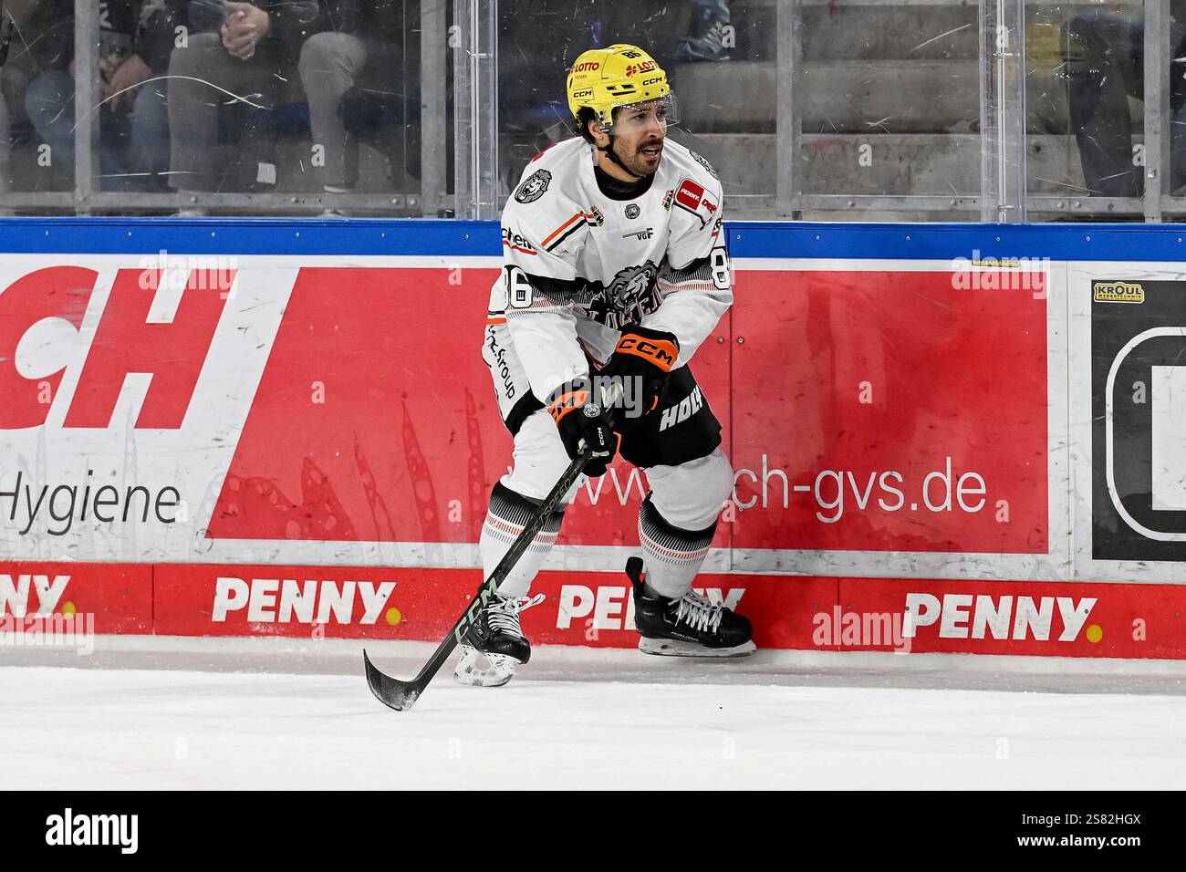 Straubing, Deutschland. 19th Jan, 2025. Cameron Brace (Loewen Frankfurt ...