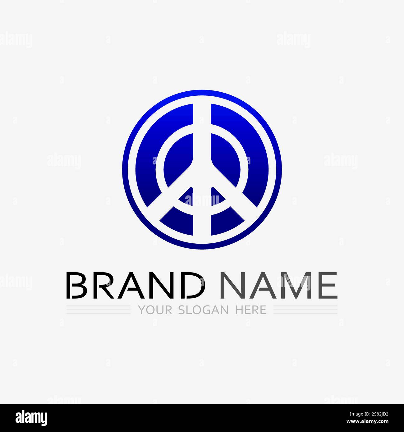 peace logo and design vector illustration concept design Stock Vector ...