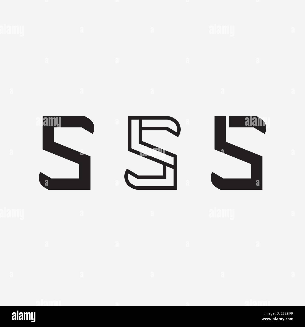 S logo font and S letter logo design vector grahic Stock Vector Image ...