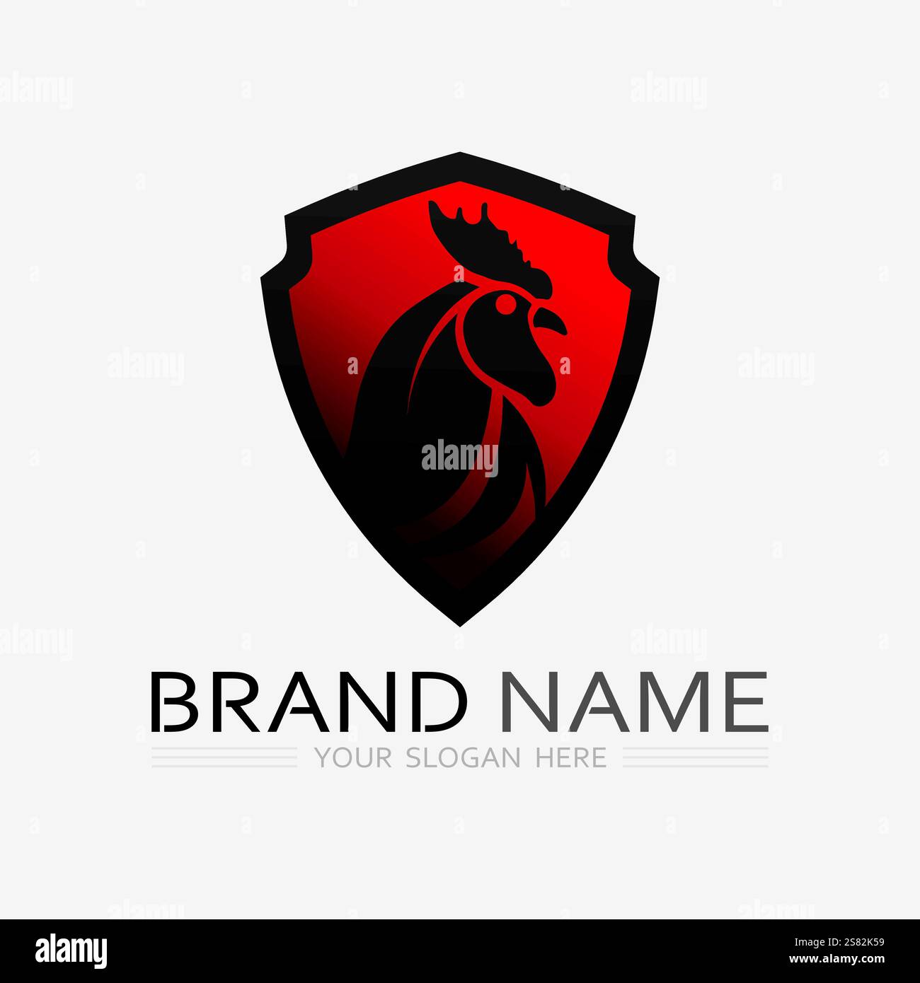 chicken logo rooster and hen logo for poultry farming animal logo ...