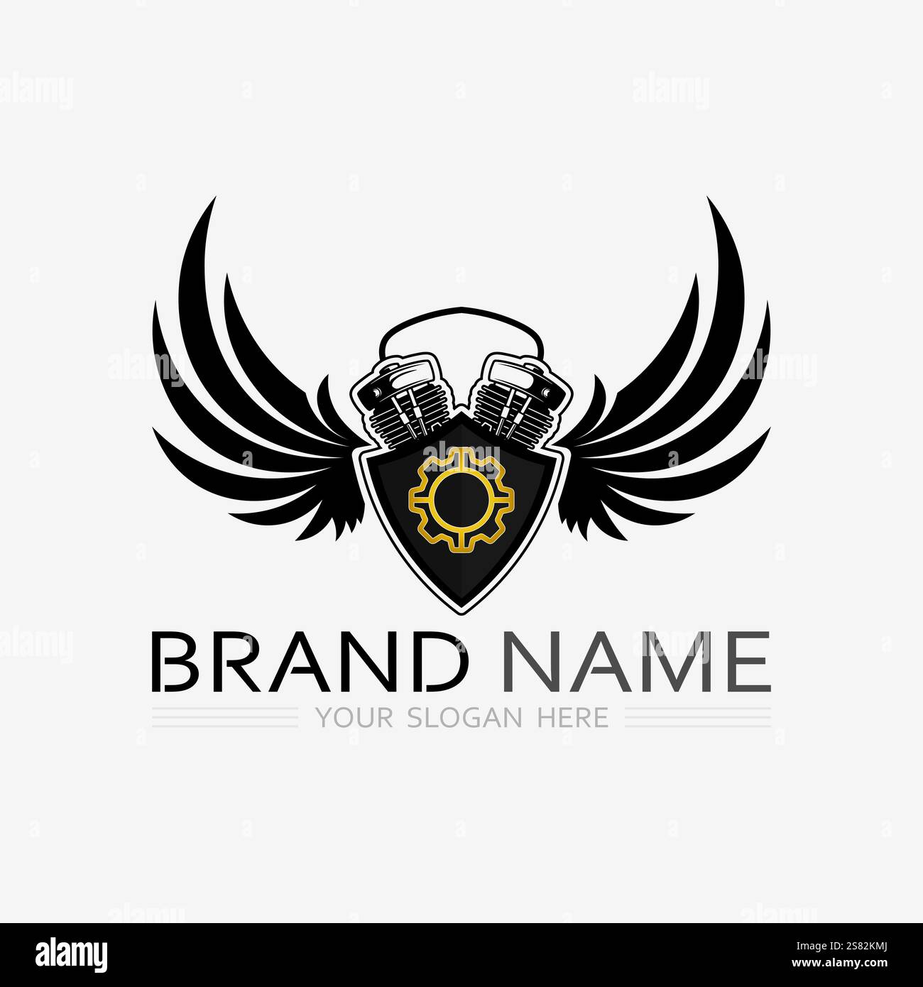 machine engine and heavy equipment logos design icon sign vector ...