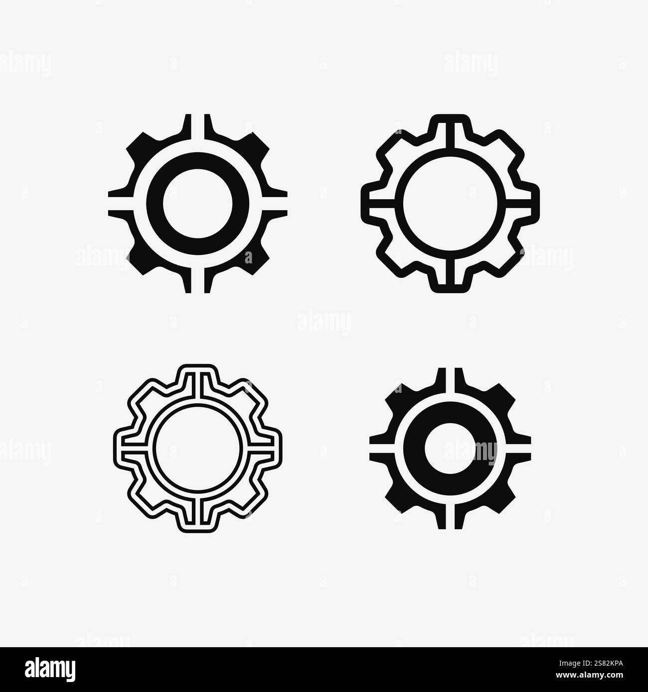 machine engine and heavy equipment logos design icon sign vector ...