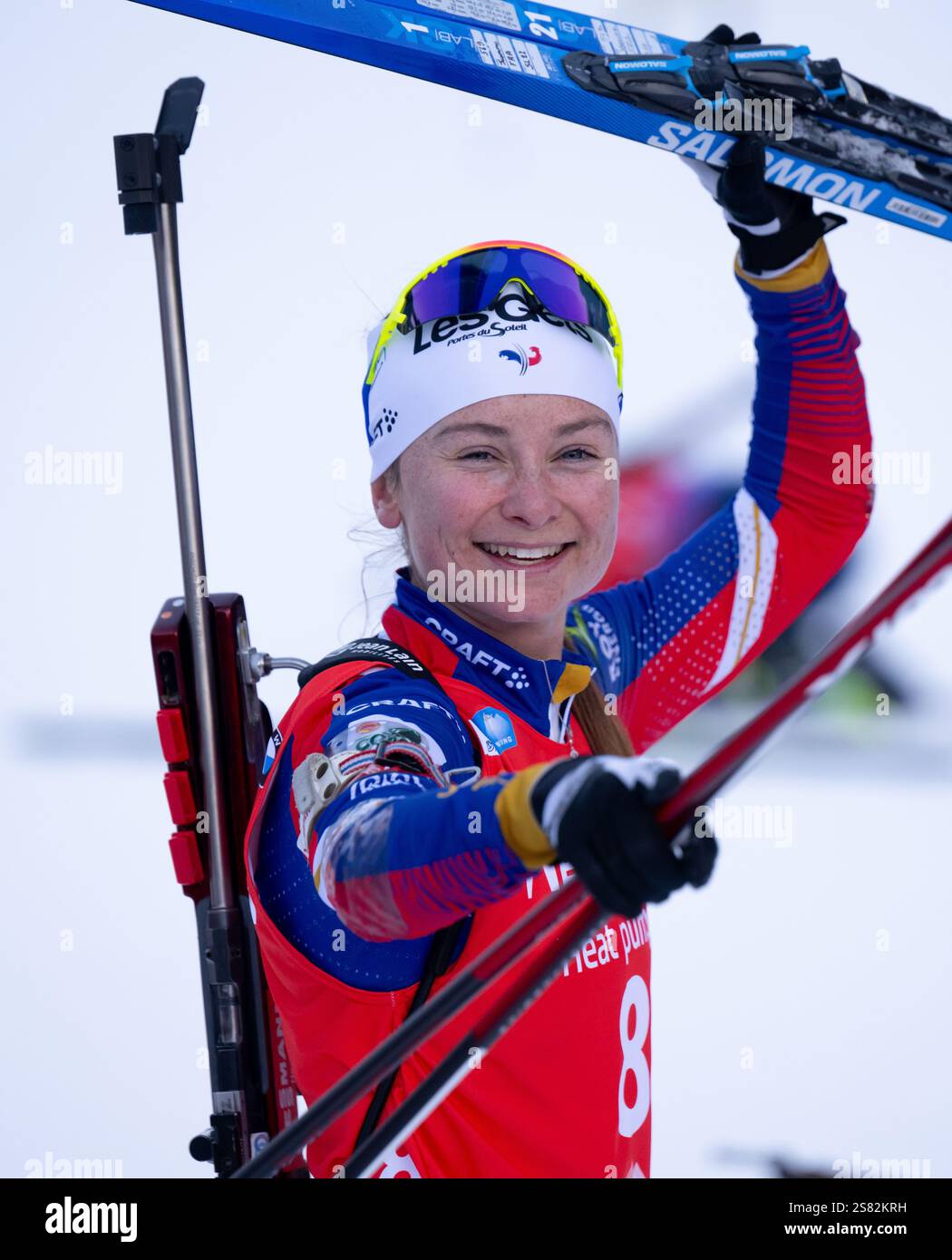 Ruhpolding, Germany. 19th Jan, 2025. Biathlon: World Cup, mass start 12 ...