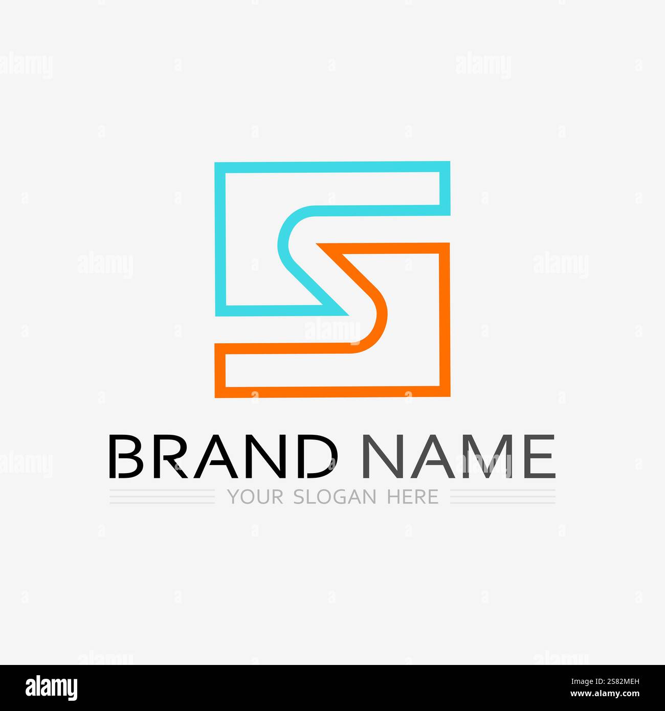S logo font and S letter logo design vector grahic Stock Vector Image ...