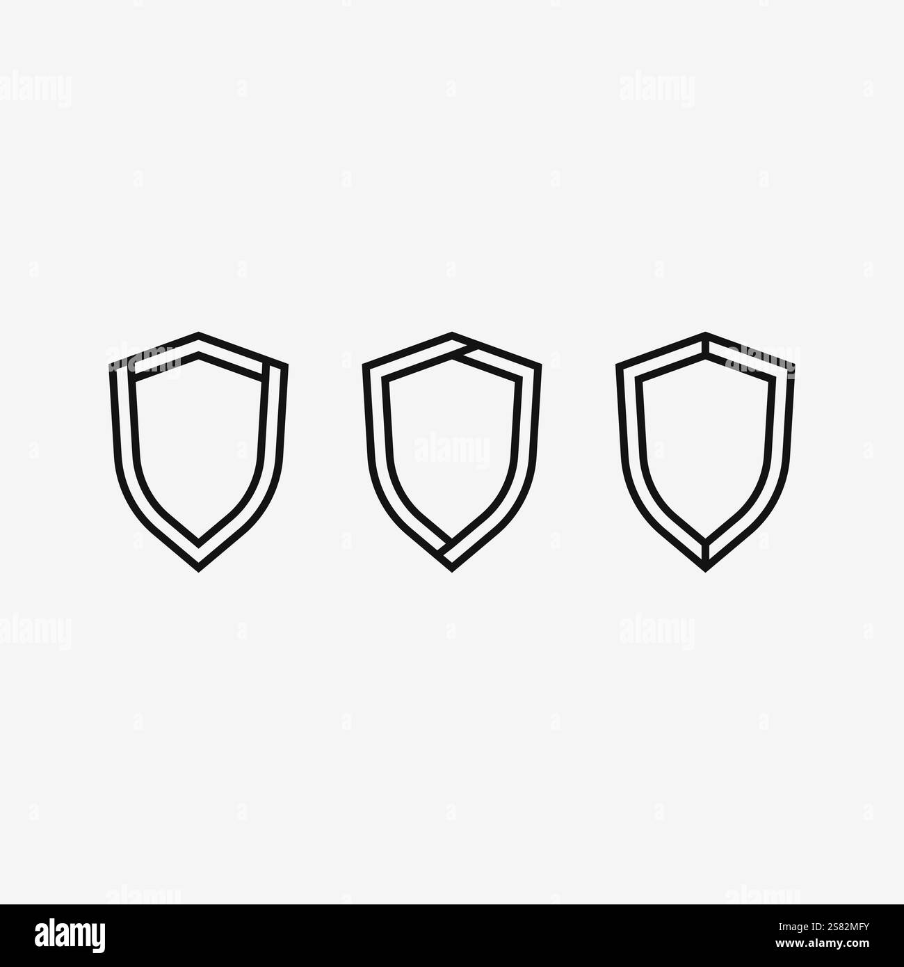 shield logo design vector,shield emblem logo template,logosymbol icon ...
