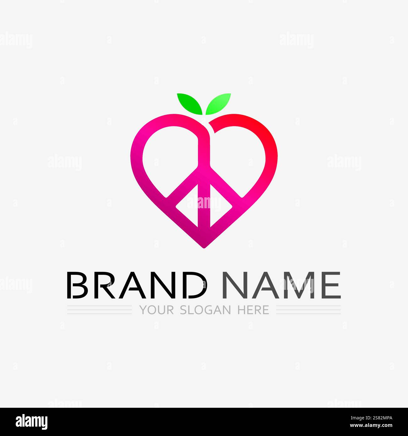 peace logo and design vector illustration concept design Stock Vector ...