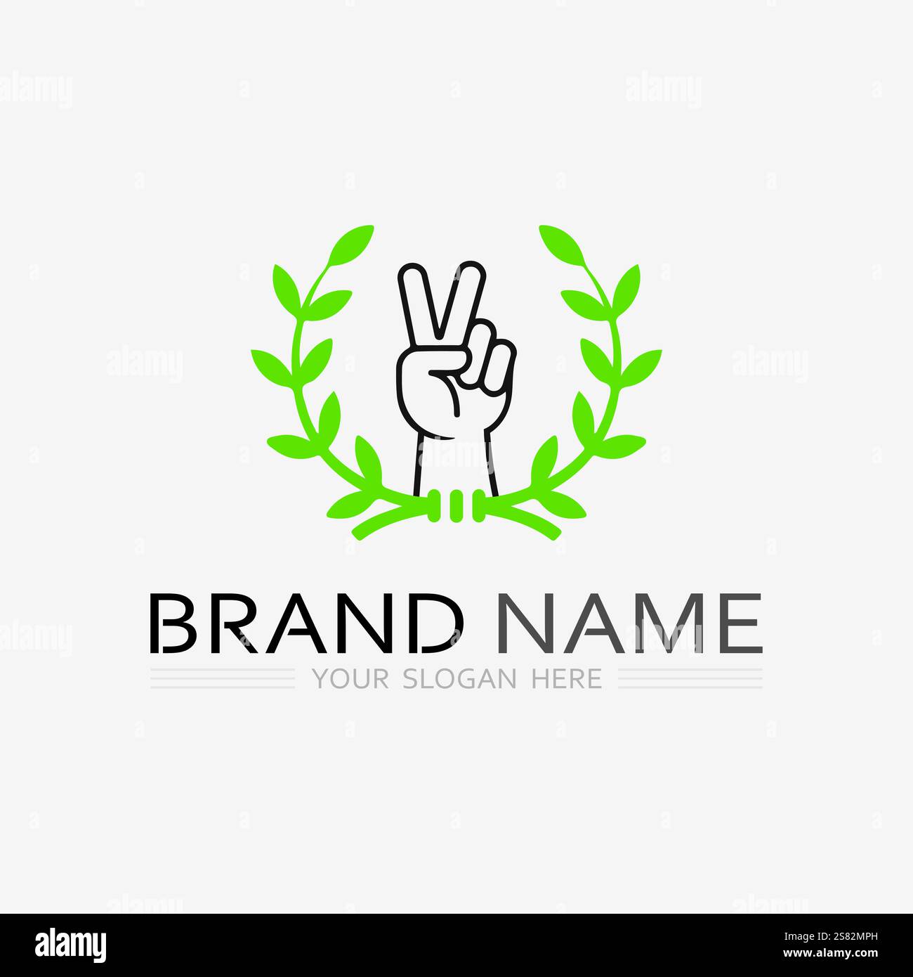 peace logo and design vector illustration concept design Stock Vector ...
