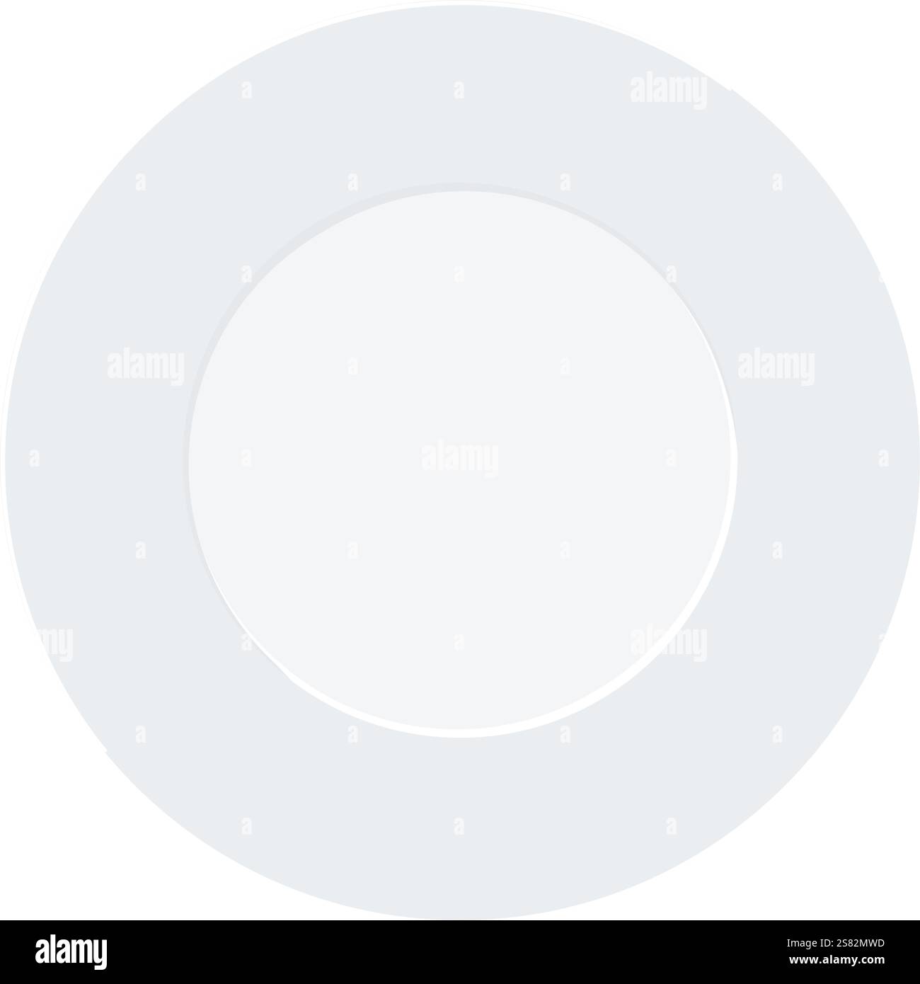 Top view empty round Stock Vector Images - Alamy