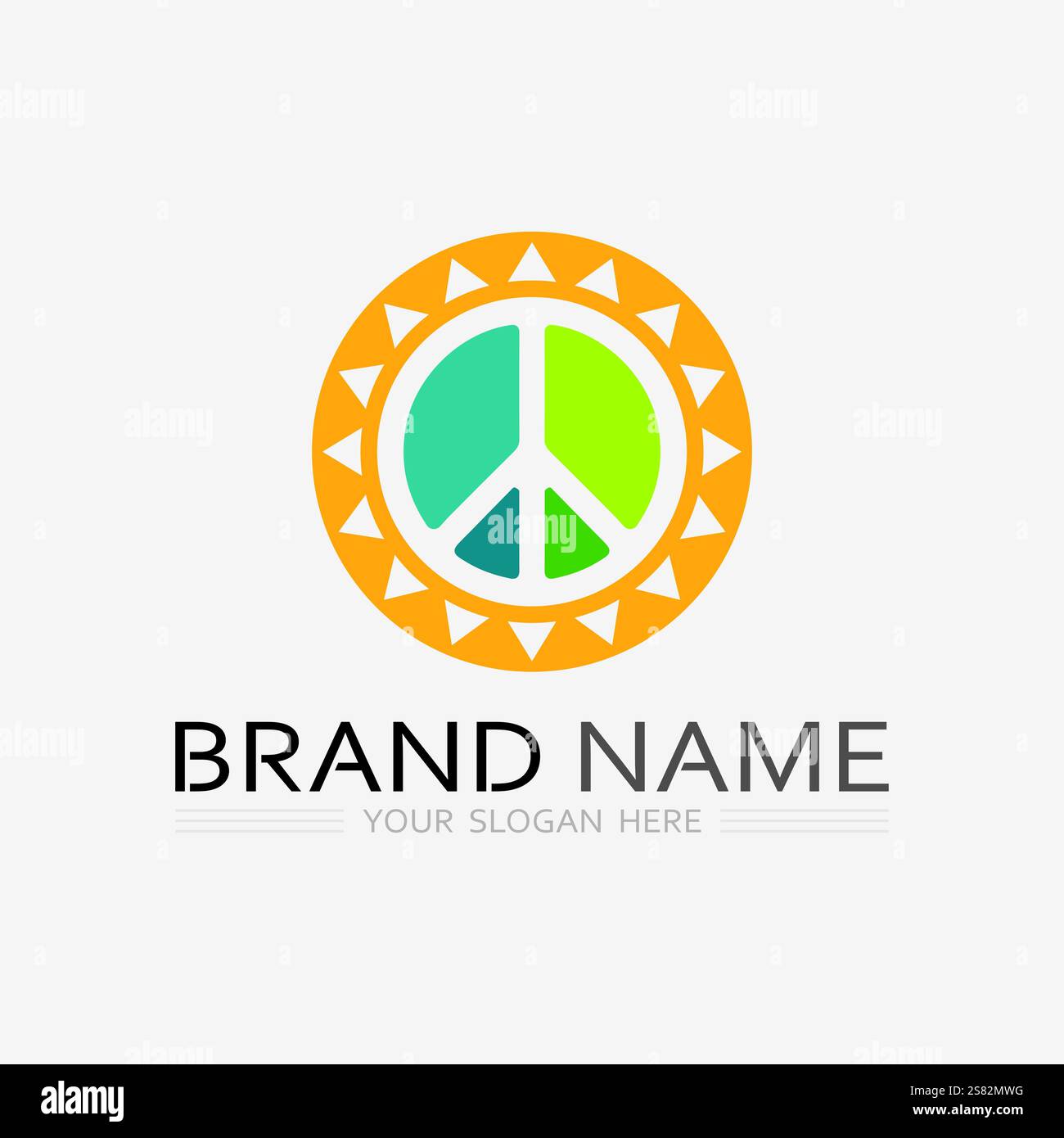 peace logo and design vector illustration concept design Stock Vector ...