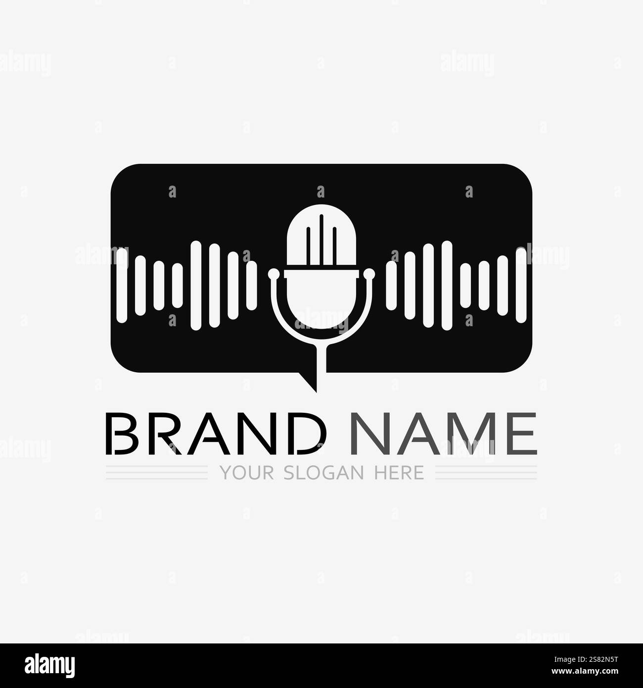 music logo icon vector design illustration template Stock Vector Image ...