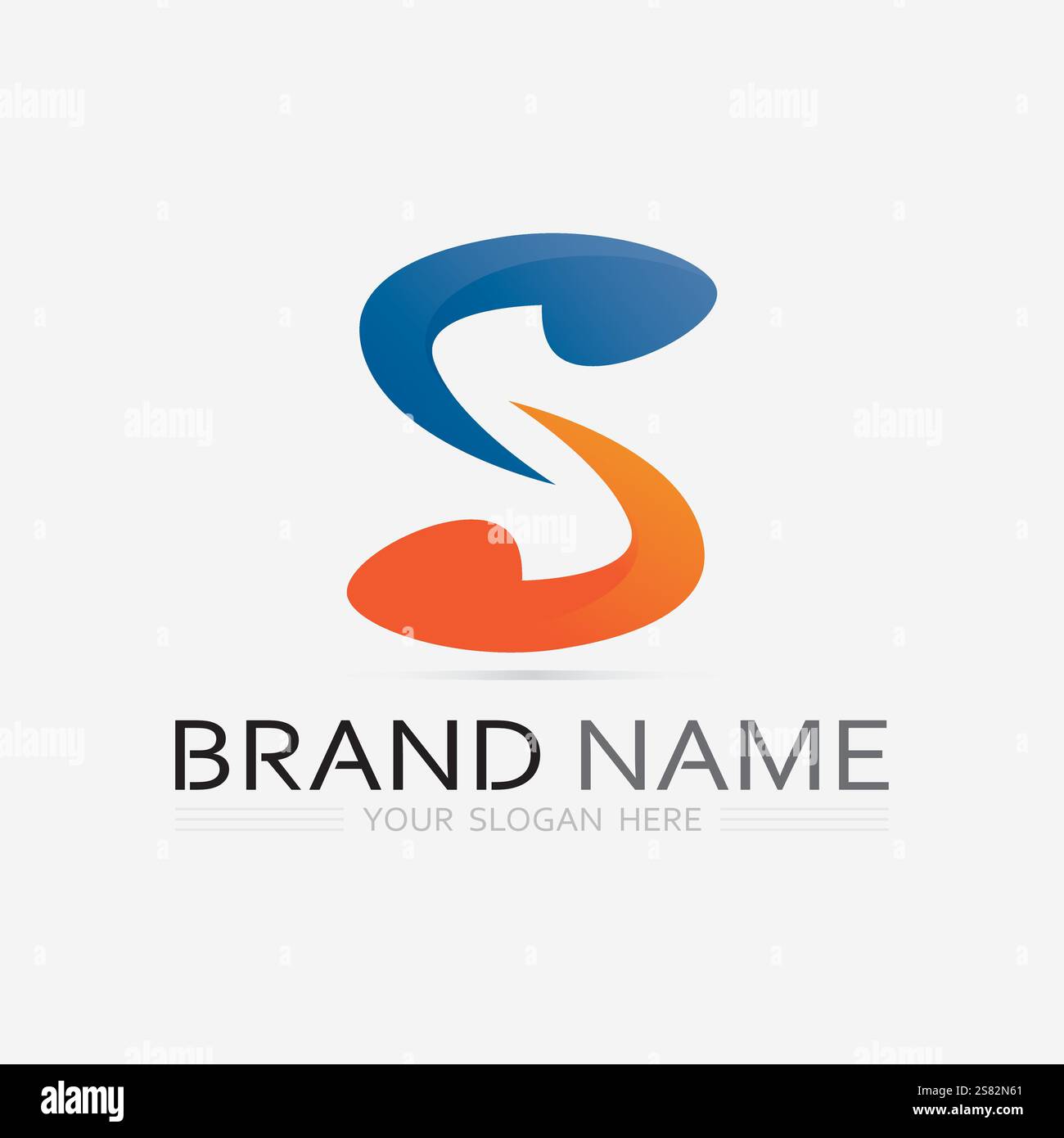 S logo font and S letter logo design vector grahic Stock Vector Image ...