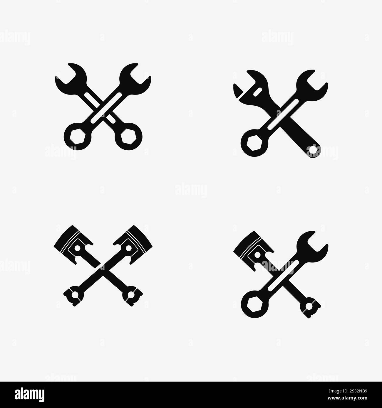 machine engine and heavy equipment logos design icon sign vector ...