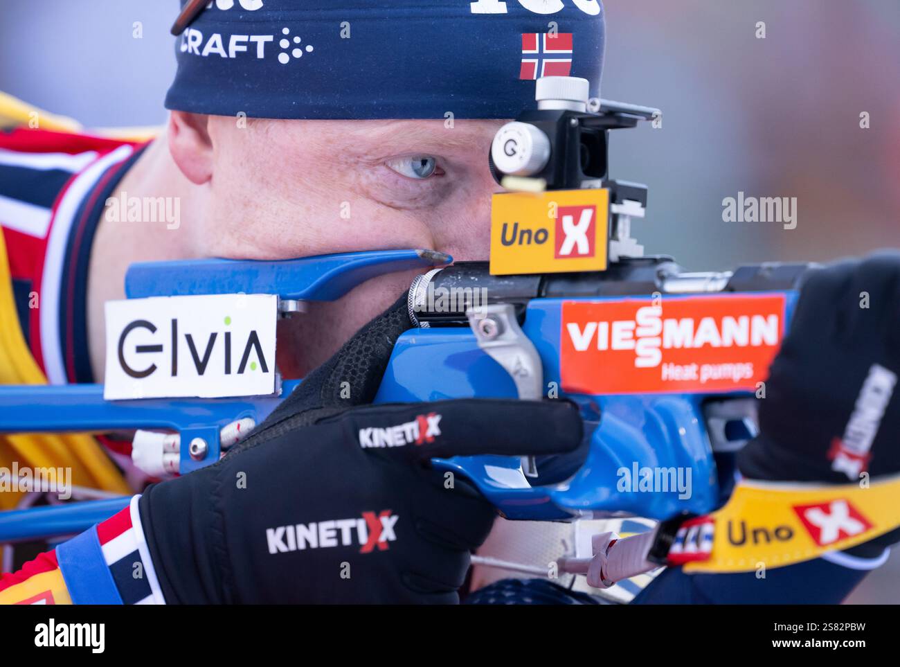 Ruhpolding, Germany. 19th Jan, 2025. Biathlon: World Cup, mass start 15 ...