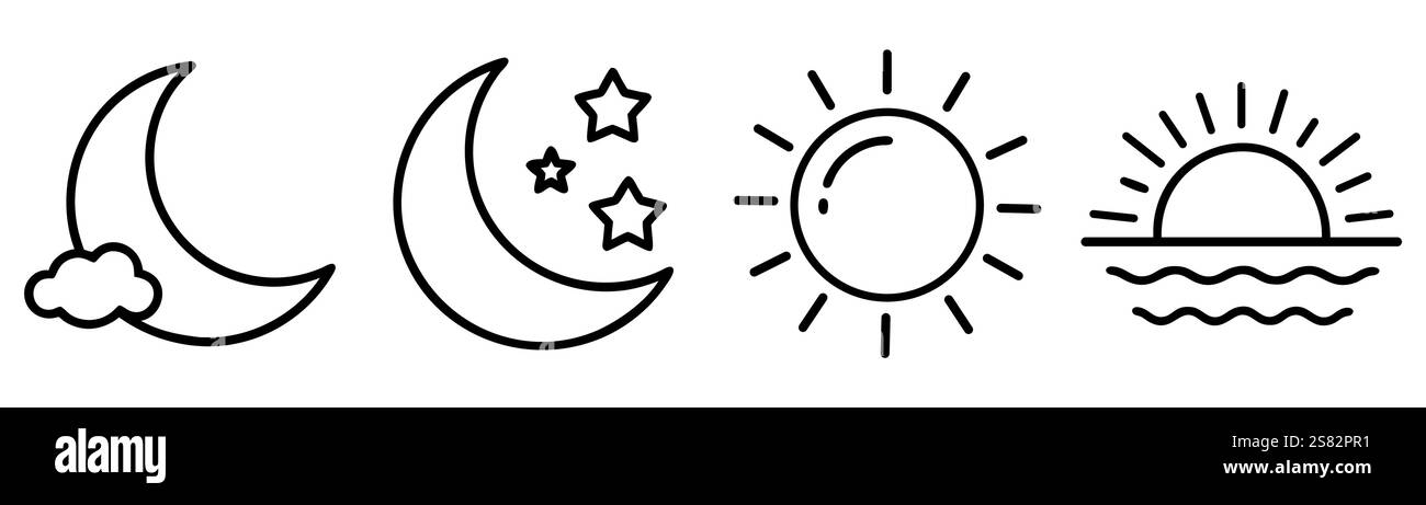 Night brightness Black and White Stock Photos & Images - Alamy