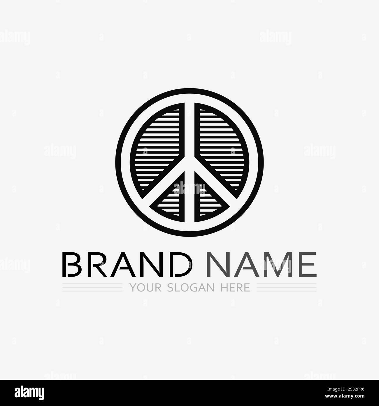 peace logo and design vector illustration concept design Stock Vector ...