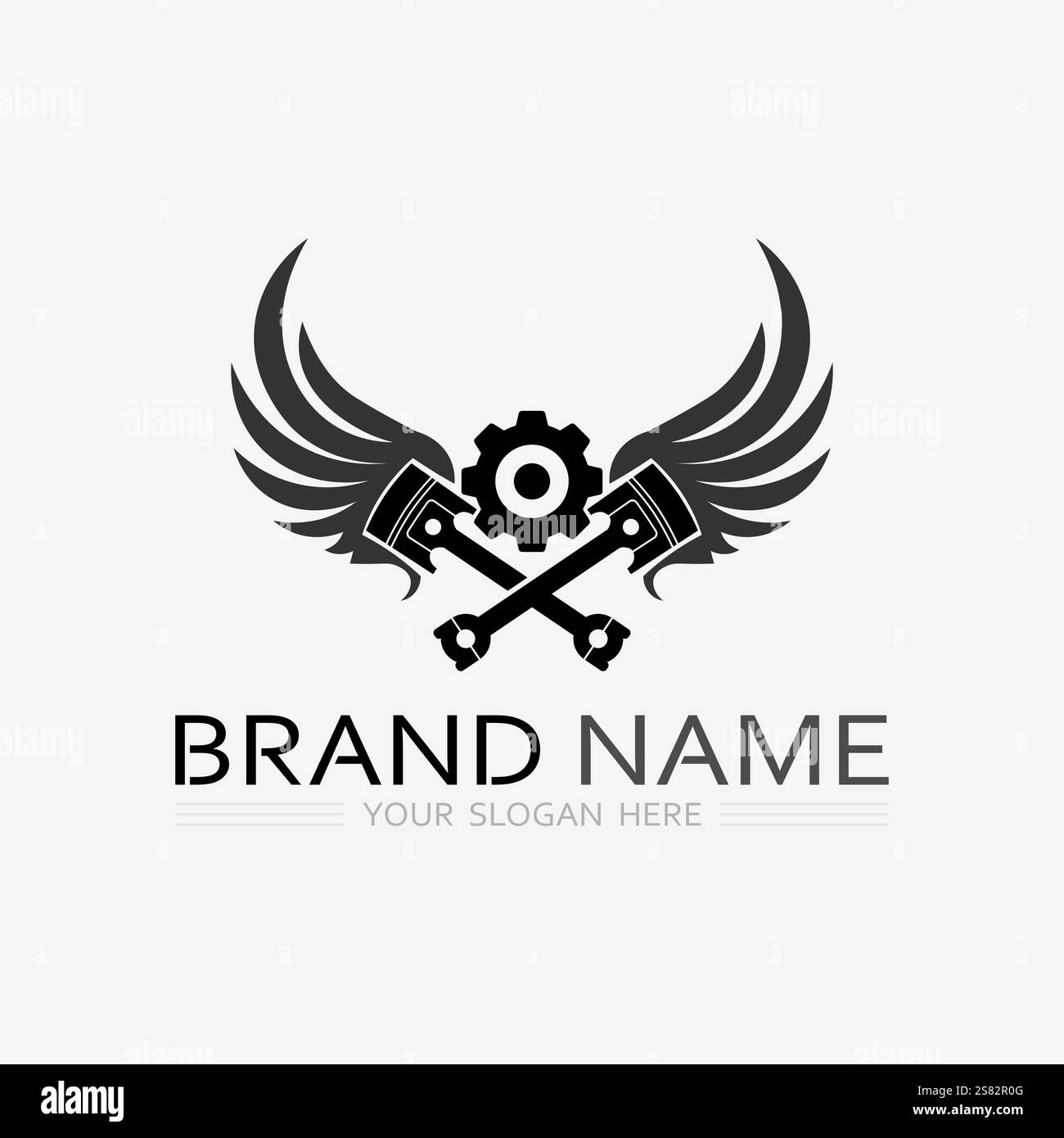 machine engine and heavy equipment logos design icon sign vector ...