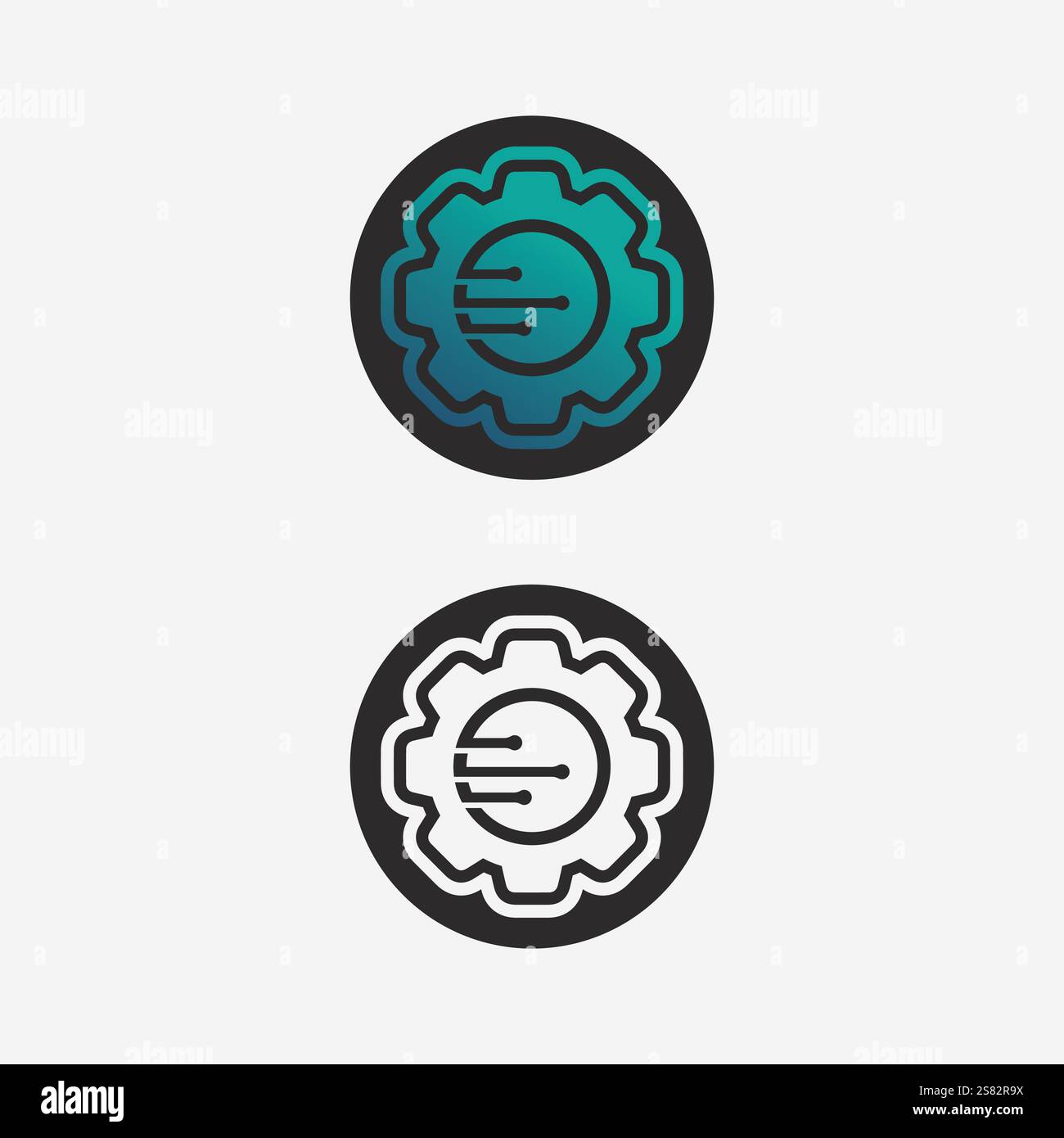 machine engine and heavy equipment logos design icon sign vector ...