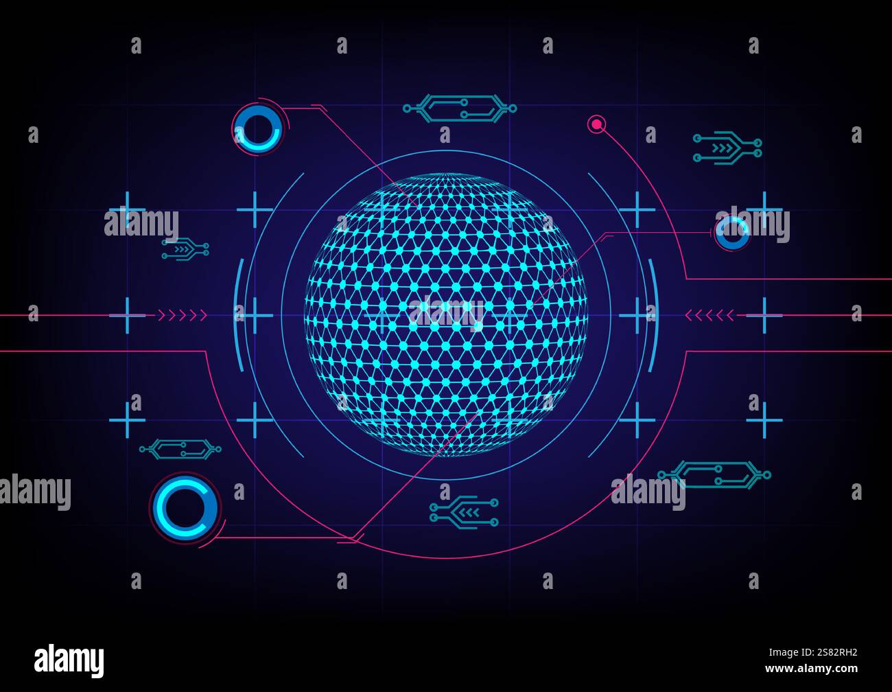 Algorithm visualization Stock Vector Images - Alamy