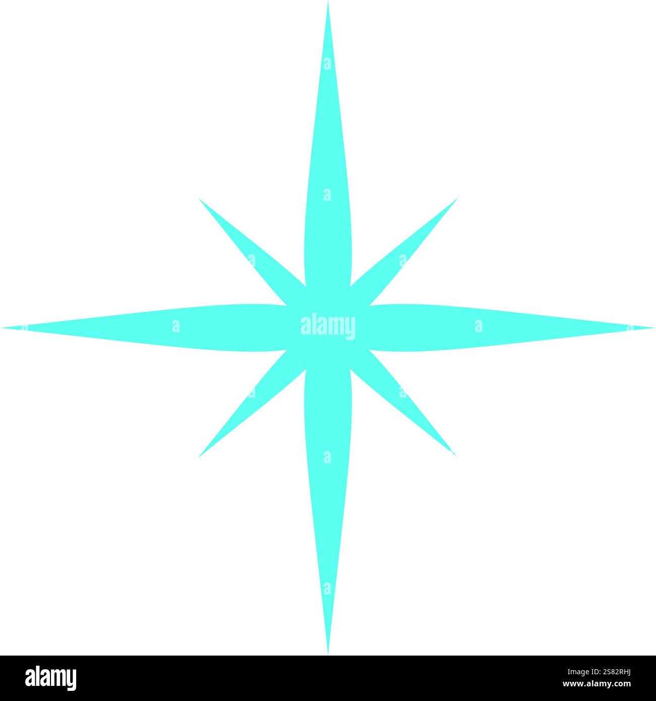 Psychedelic Star Icon Stock Vector Image & Art - Alamy