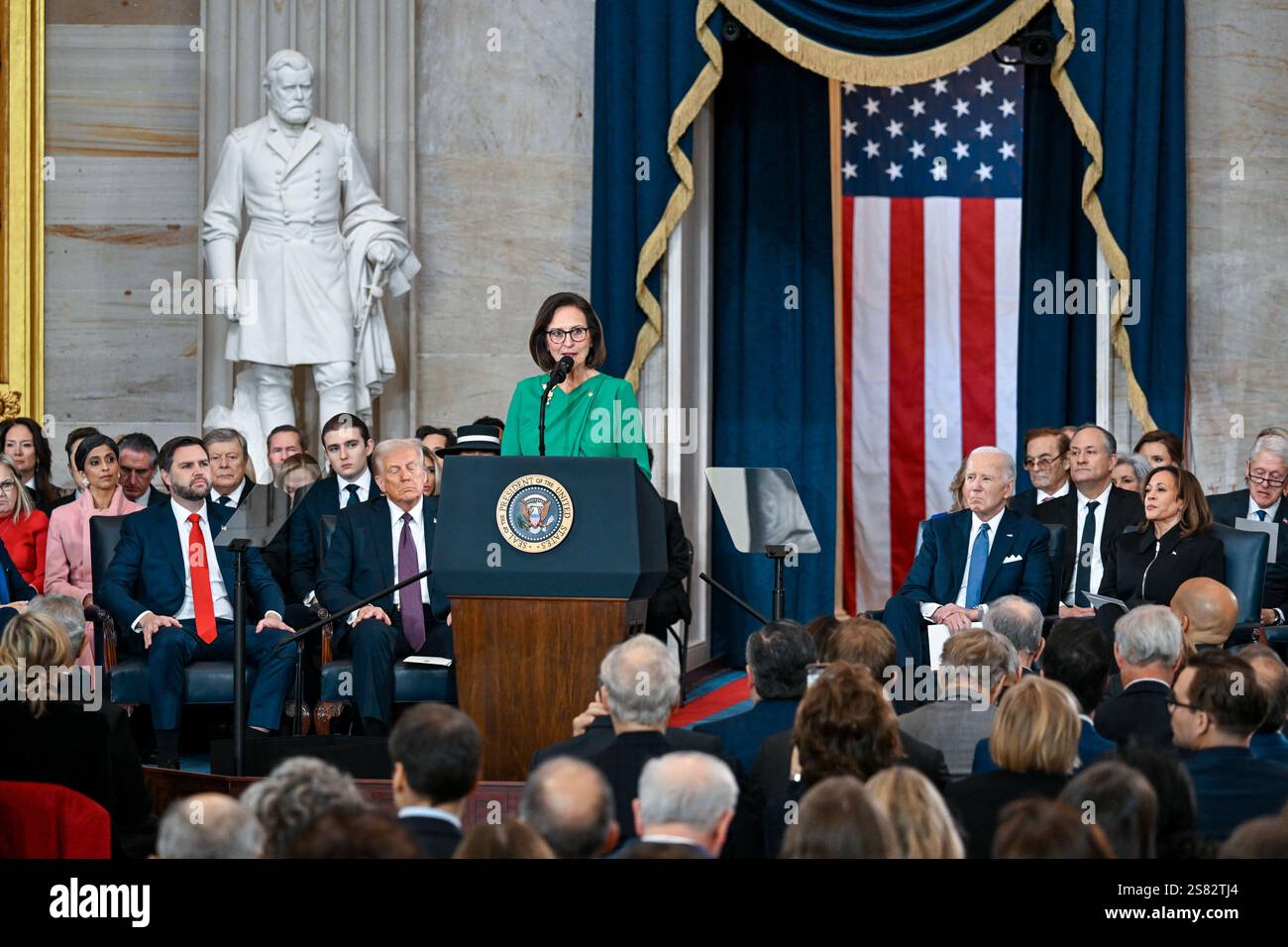 Washington, Dc, USA. 20th Jan, 2025. Senator Deb Fischer speaks during ...