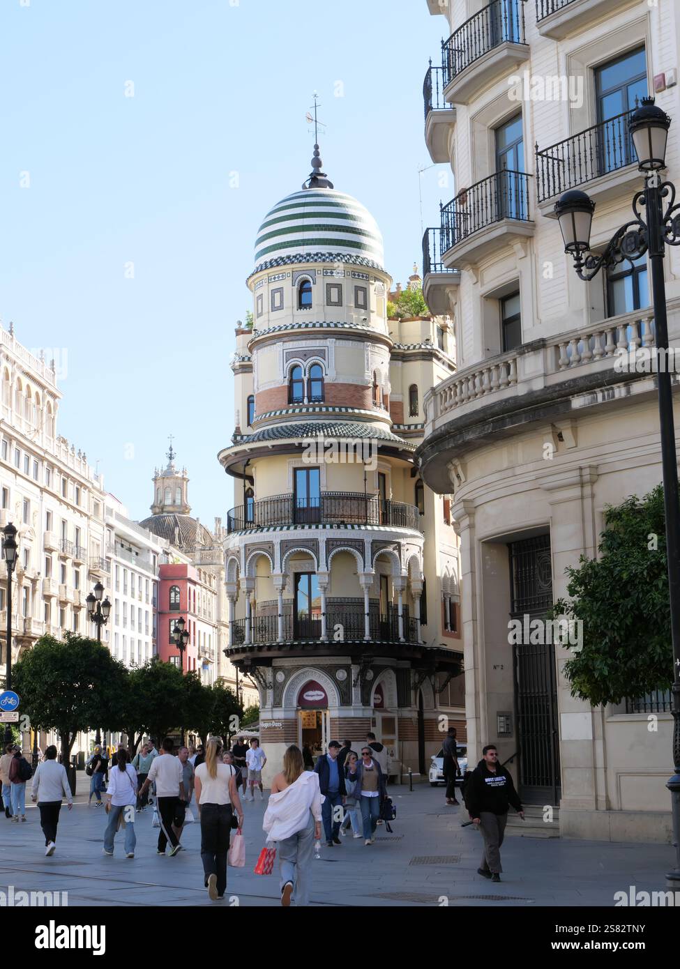 The Edificio de La Adriática in Seville Spain Stock Photo - Alamy