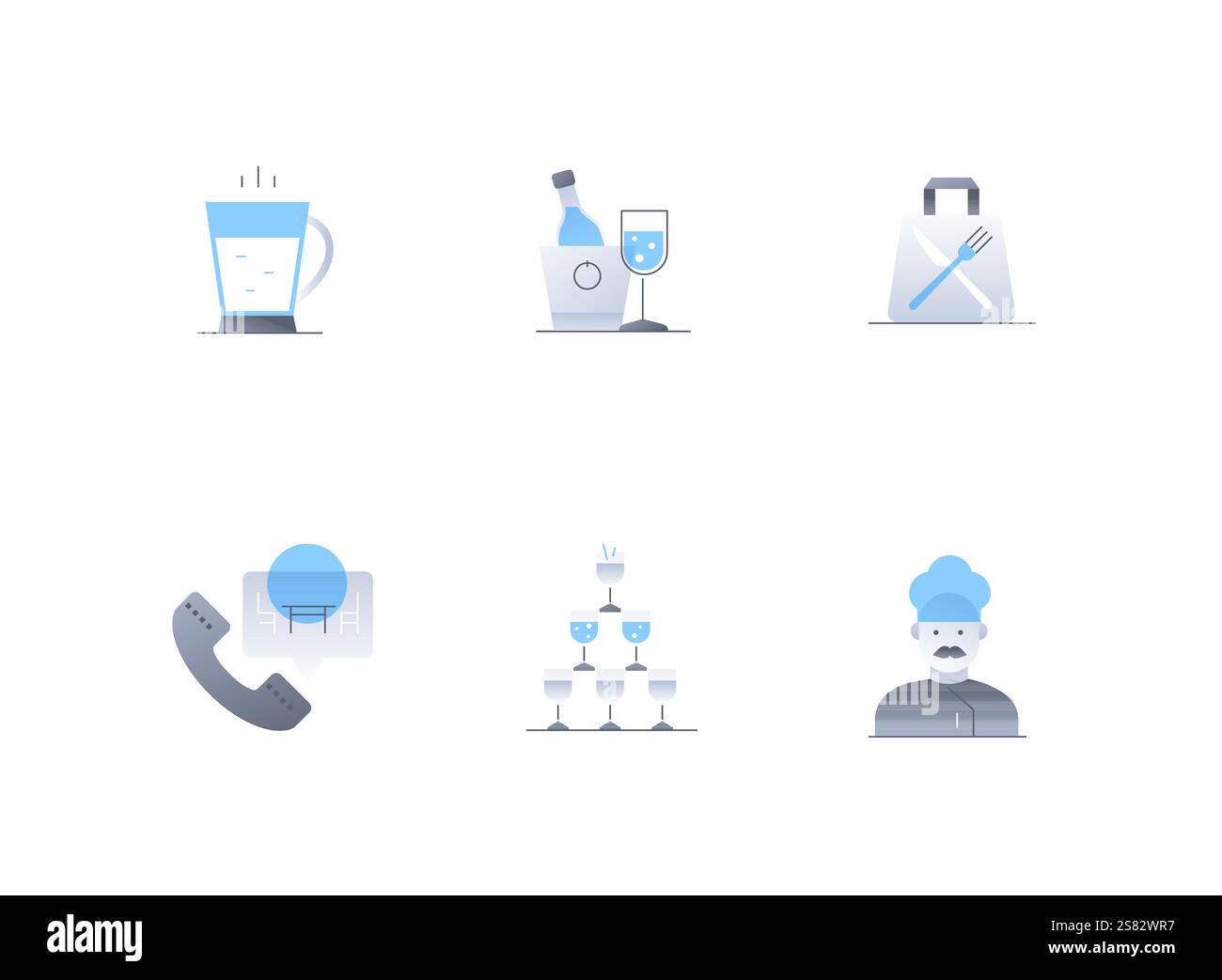 Set coffee drinks Stock Vector Images - Alamy