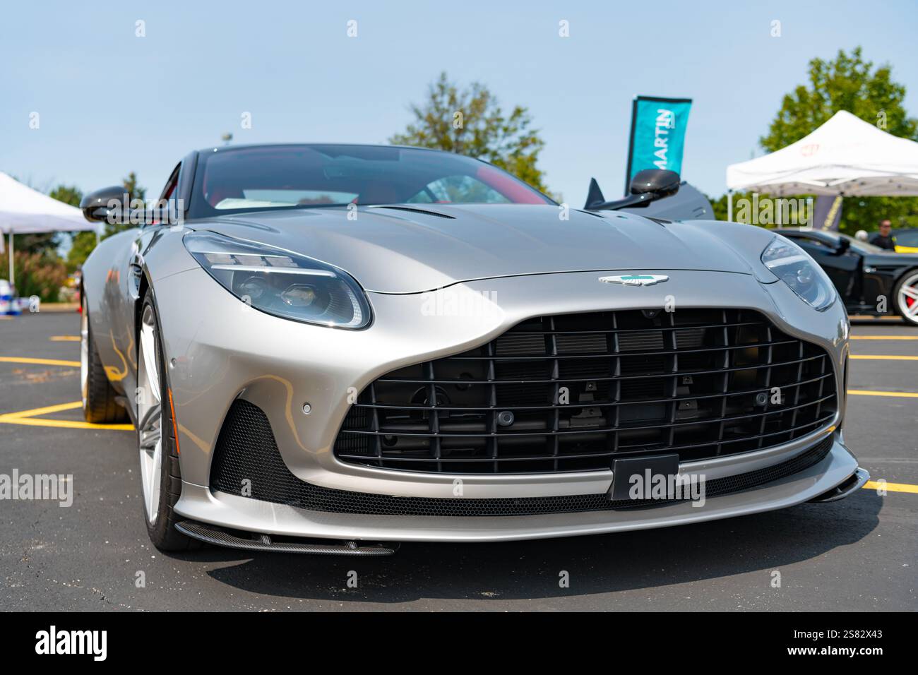 Chicago, Illinois, USA - September 08, 2024: 2008 Aston Martin DB12 ...