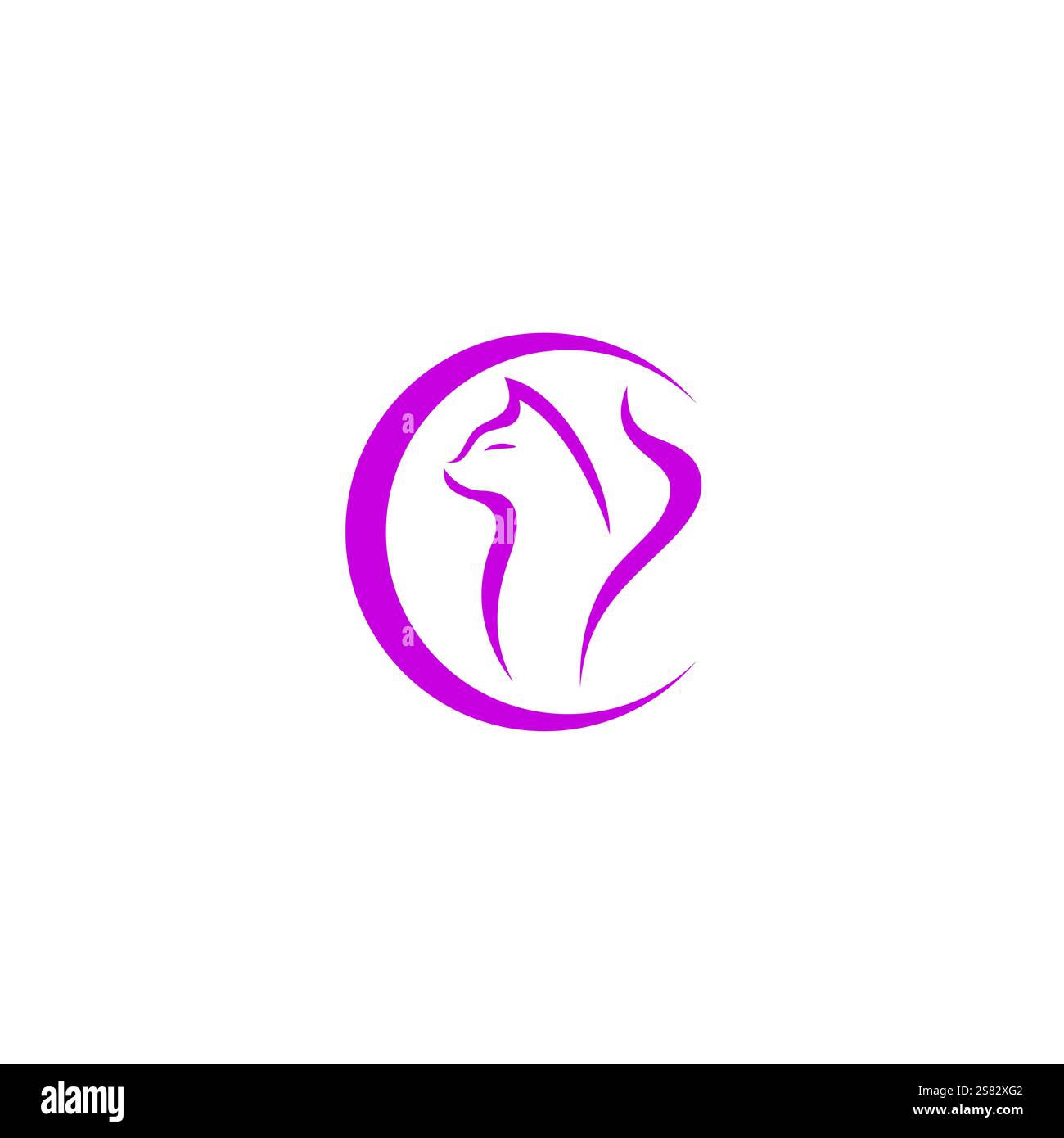 Cute cartoon moon vector Cut Out Stock Images & Pictures - Alamy