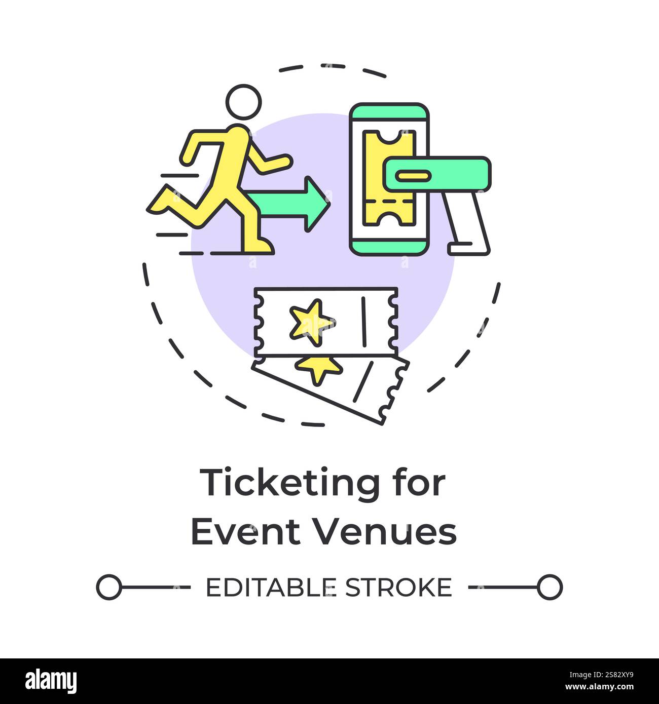 General ticketing Stock Vector Images - Alamy