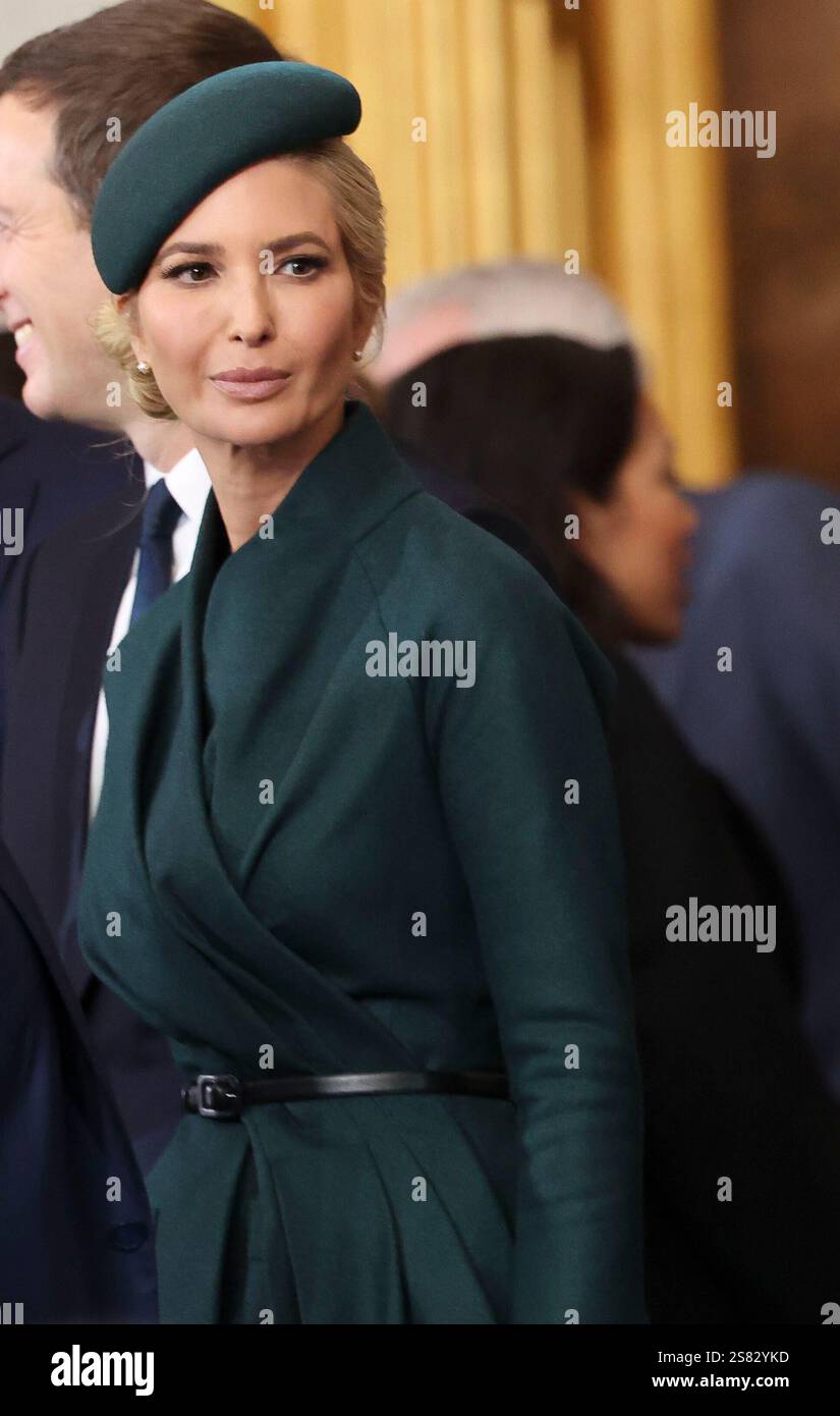 Ivanka Trump attends the Presidential Inauguration of Donald Trump at ...