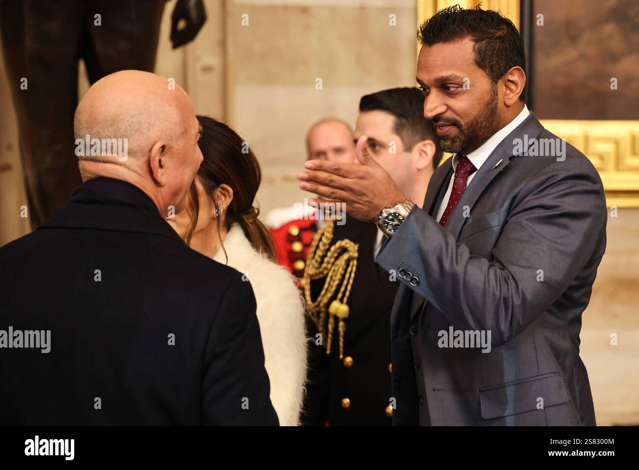Washington, DC. 20th Jan, 2025. WASHINGTON, DC - JANUARY 20: Kash Patel ...