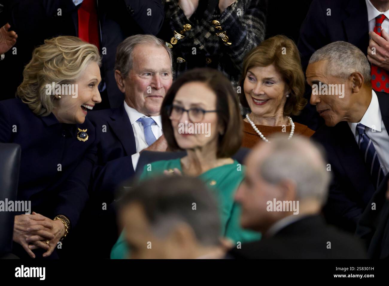 Washington, DC, USA. 20th Jan, 2025. (L-R) Former US Secretary of State ...