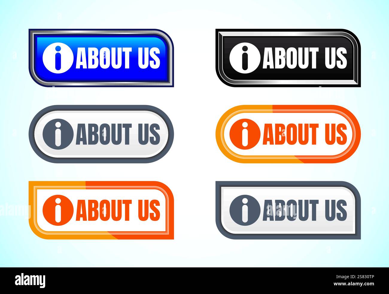 About us button, Suitable for mobile app, and website UI design Stock Vector Image & Art - Alamy