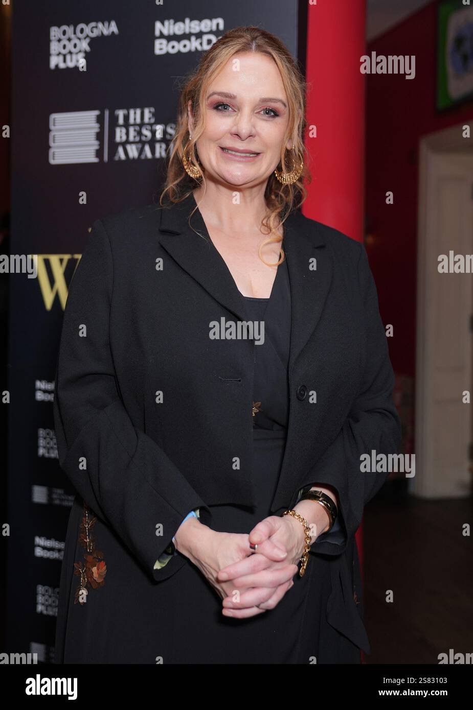 CL Taylor attending the Nielsen BookData Bestseller Awards at Ham Yard ...