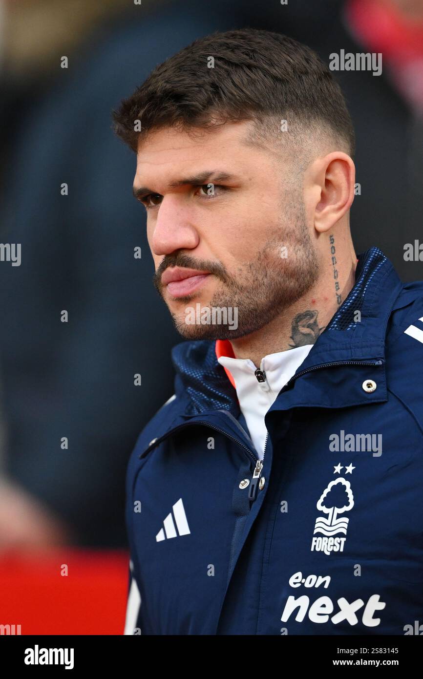 Morato of Nottingham Forest during the Premier League match between ...