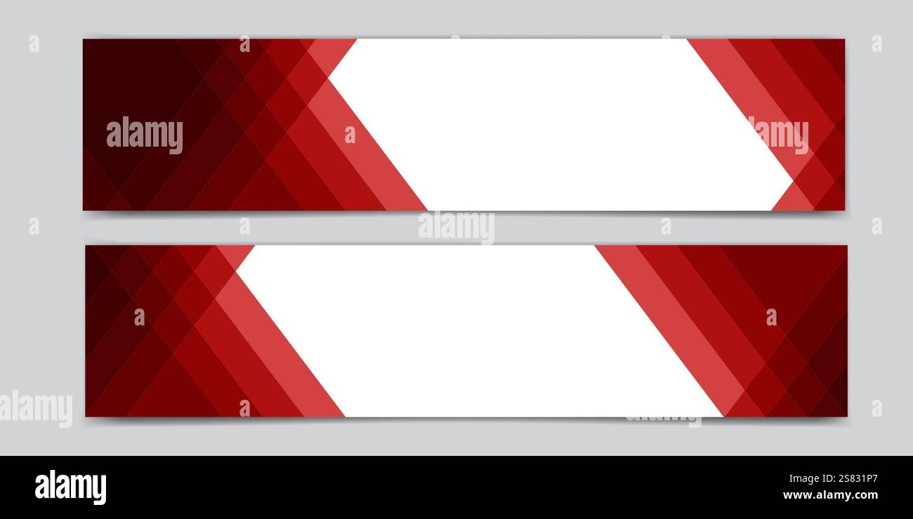 Divider Header for App, Banners or Posters. Set of Template Dividers ...