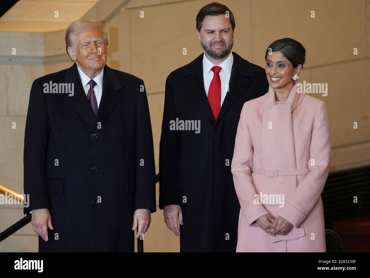 President Donald Trump, Vice President JD Vance and Second Lady Usha ...