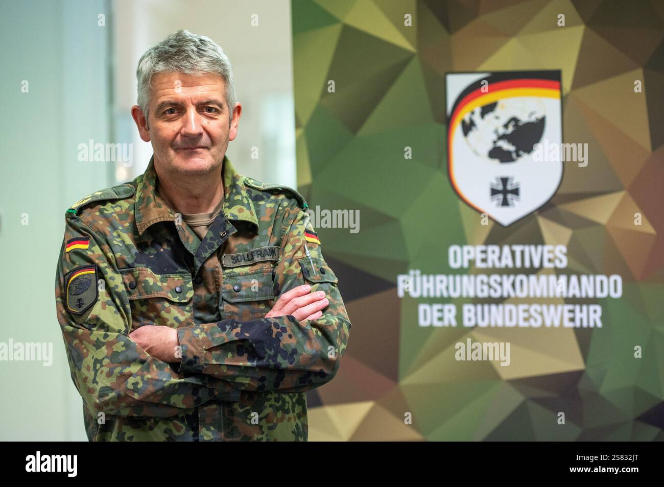 Berlin, Germany. 20th Jan, 2025. Alexander Sollfrank, new commander of ...