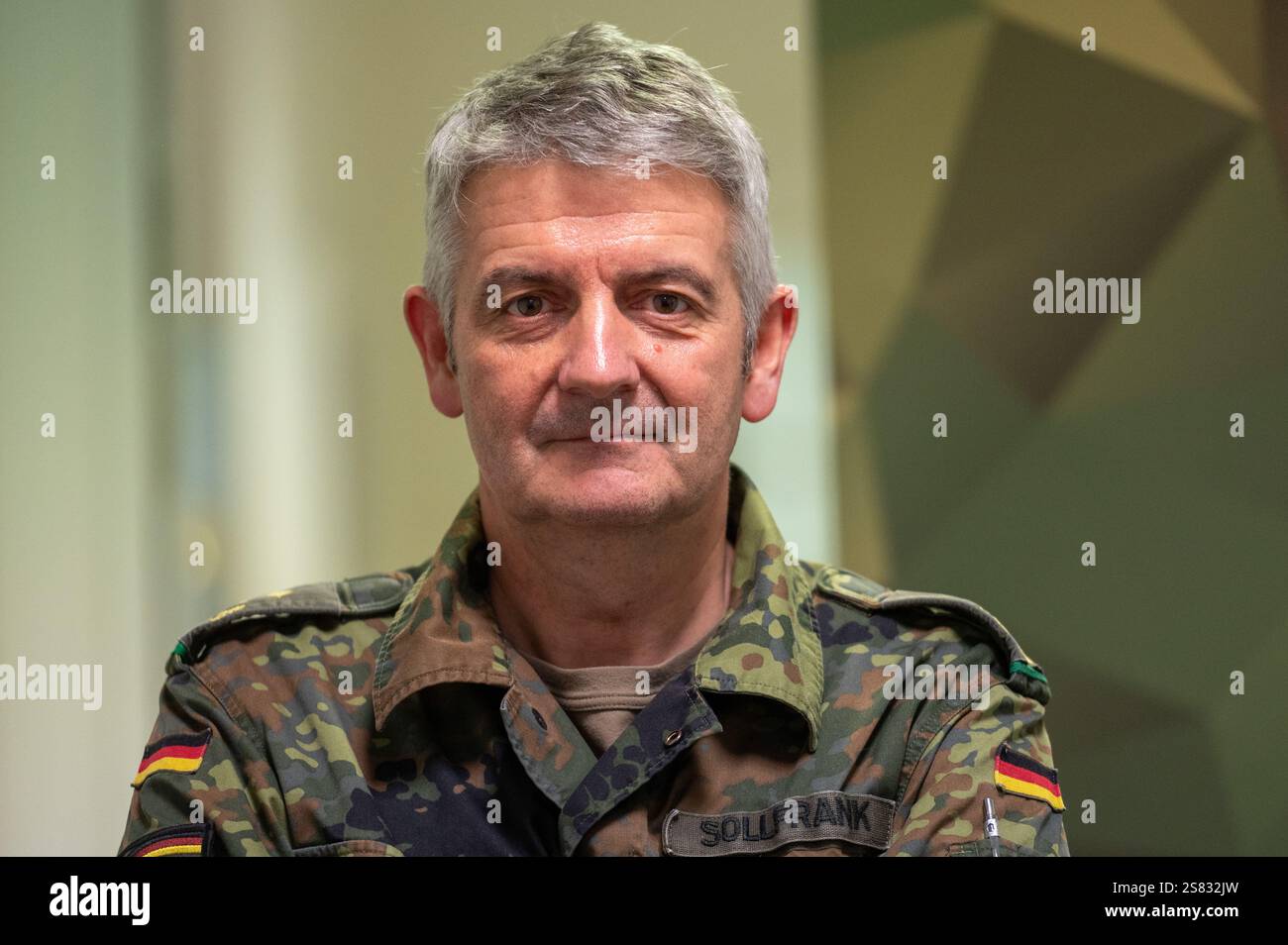 Berlin, Germany. 20th Jan, 2025. Alexander Sollfrank, new commander of ...