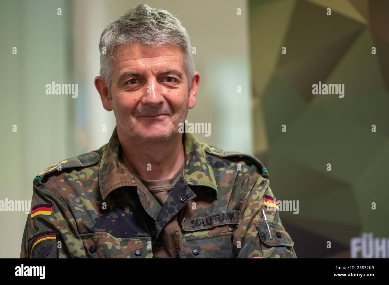 Berlin, Germany. 20th Jan, 2025. Alexander Sollfrank, new commander of ...