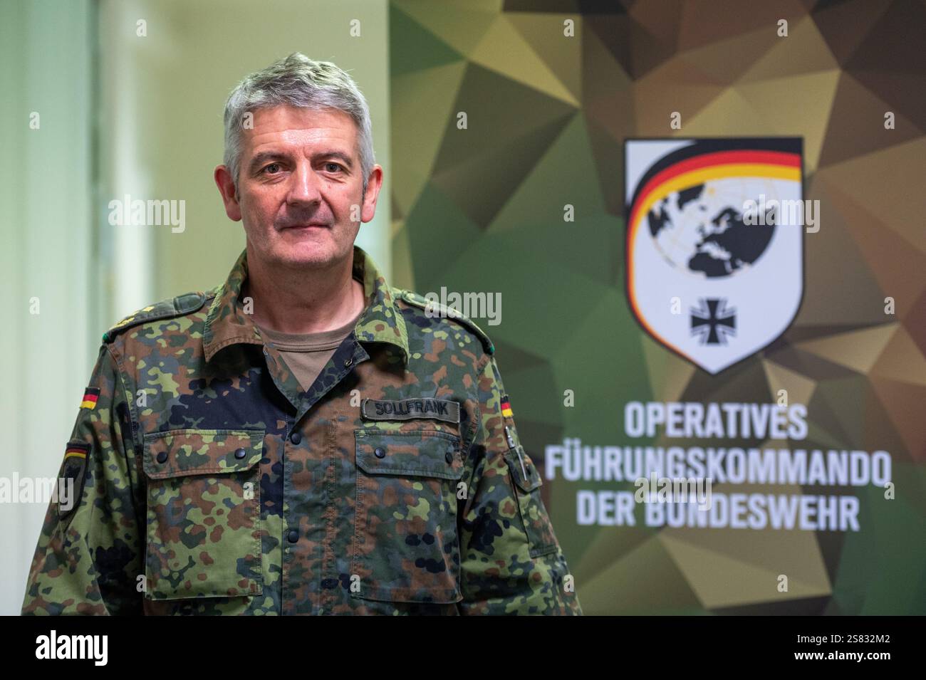 Berlin, Germany. 20th Jan, 2025. Alexander Sollfrank, new commander of ...