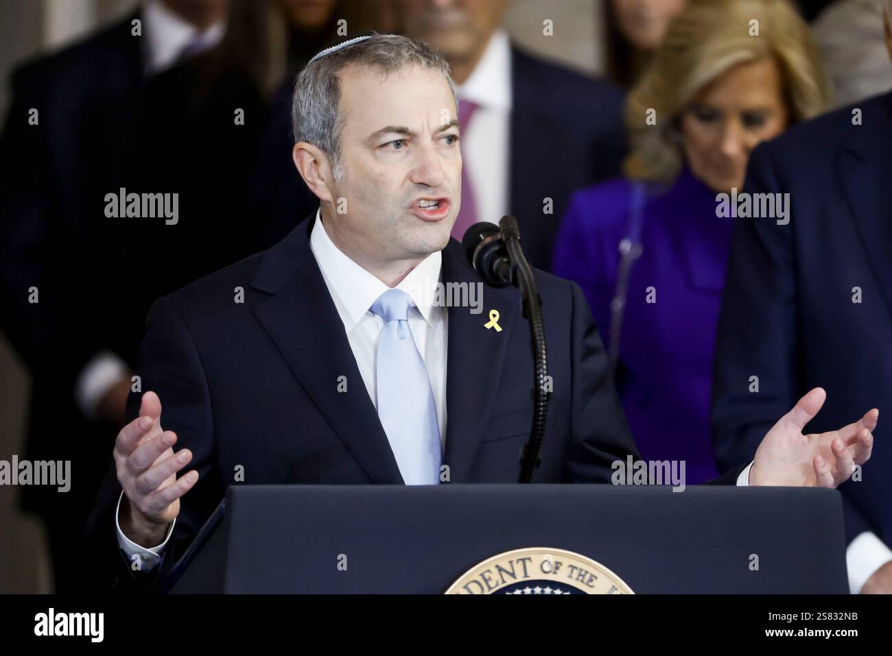 Washington, DC, USA. 20th Jan, 2025. Rabbi Dr. Ari Berman, president of ...