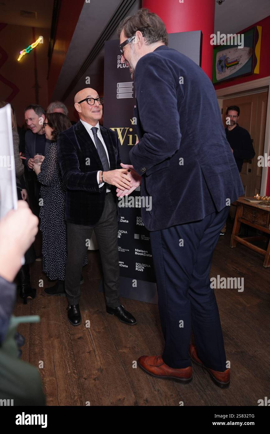 Stanley Tucci (left) and Richard Osman attending the Nielsen BookData ...