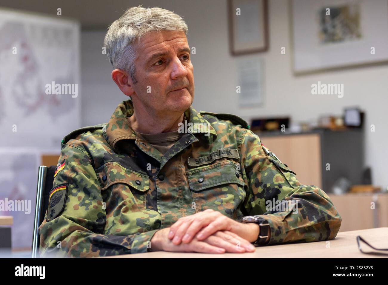 Berlin, Germany. 20th Jan, 2025. Alexander Sollfrank, new commander of ...