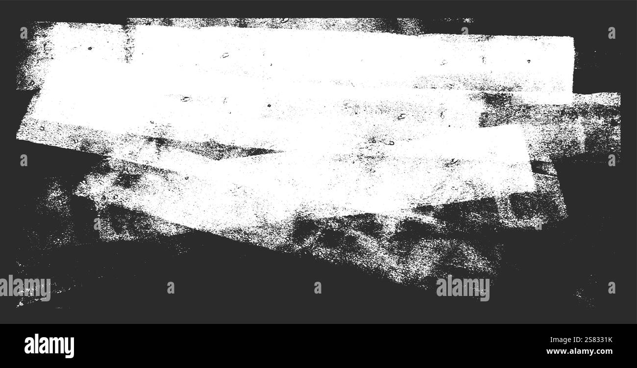 Linocut texture. Ink roller background. Grunge letterpress rectangles ...