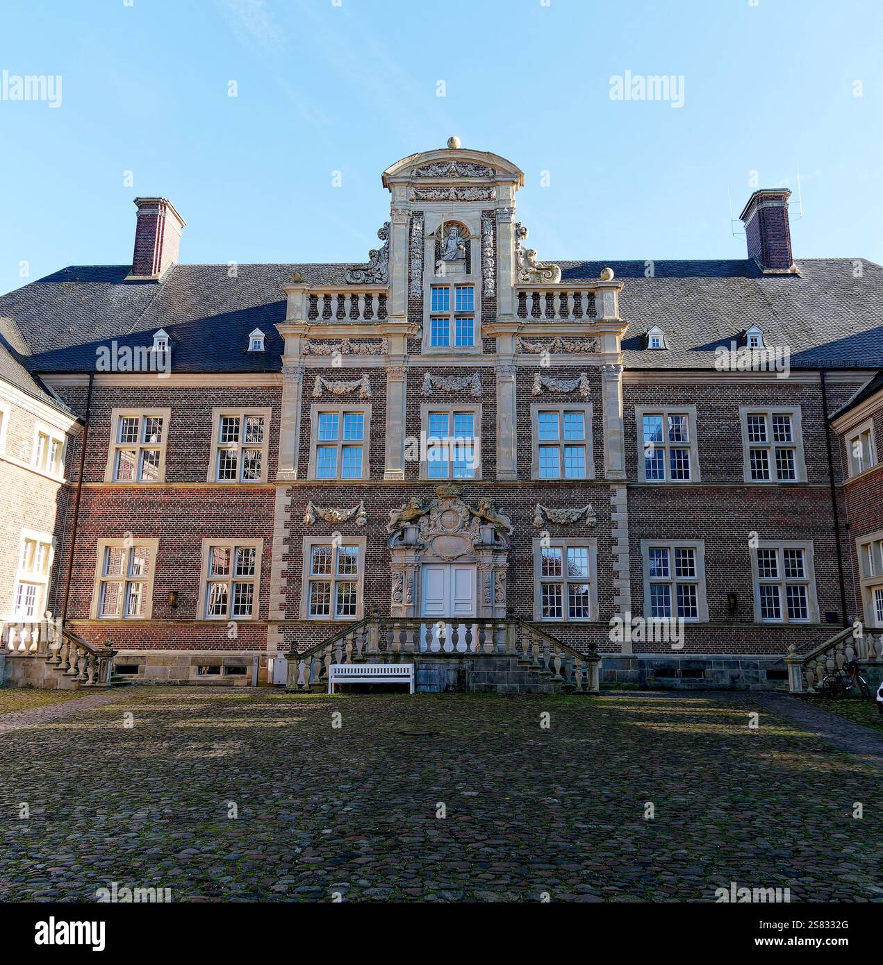 Architectural monument in Ahaus, Ahaus Castle, a former residence of ...