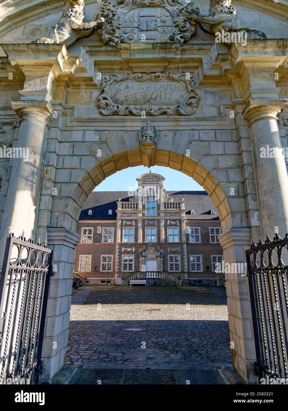 Architectural monument in Ahaus, Ahaus Castle, a former residence of ...