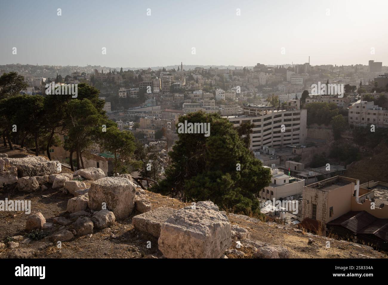 View of Amman City in Jordan. Urban Landscape of Middle East ...
