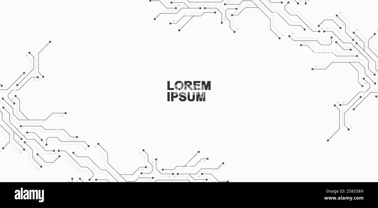 Circuit board digital abstract background. Motherboard technology texture design. AI ...