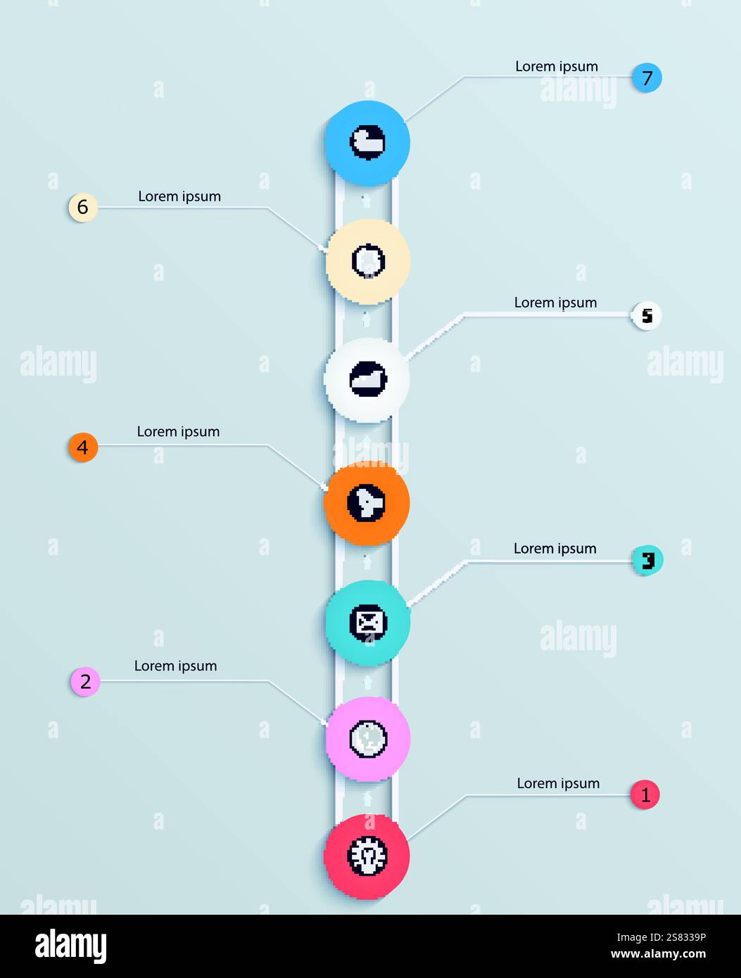 Corporate finance brochure template Stock Vector Images - Alamy